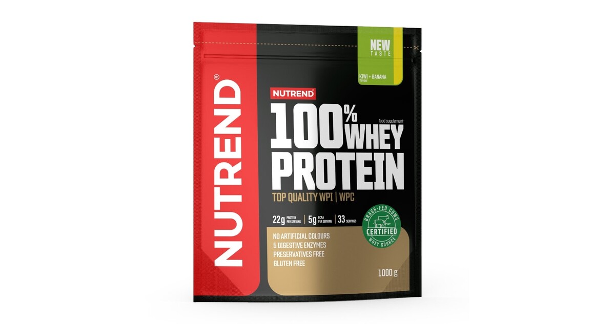 Powder Concentrate Nutrend 100% WHEY Protein 1,000 g - inSPORTline