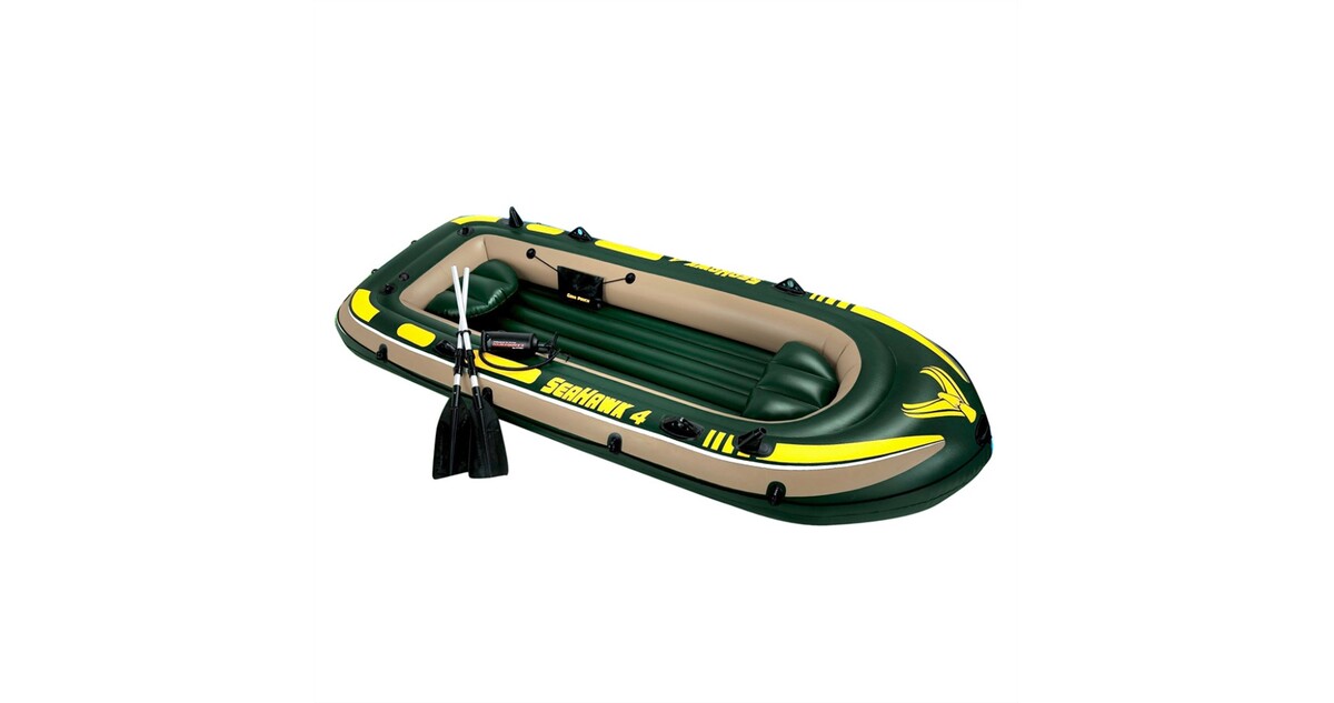 Intex Inflatable Boat for 4 People + oars - inSPORTline