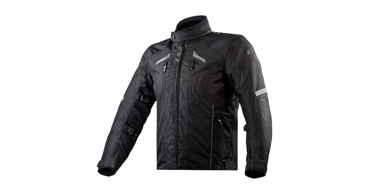 Men’s Motorcycle Jacket LS2 Serra EVO Man Black - inSPORTline