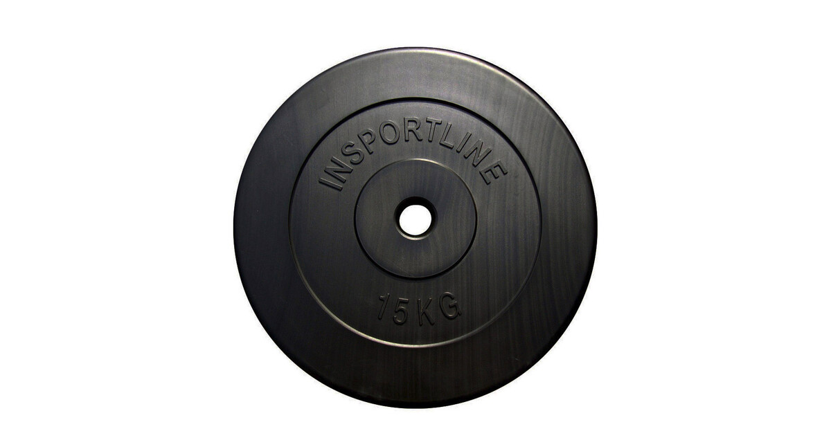 Cement Weight Plate inSPORTline CEM 15 kg 30 mm - inSPORTline