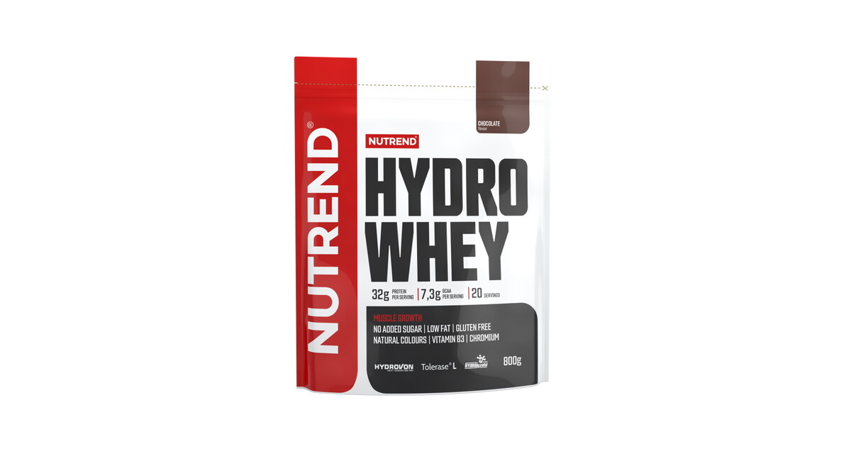 Native Whey Protein Isolate Nutrend Hydro Whey 800g - inSPORTline
