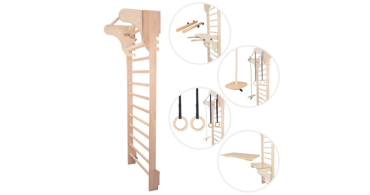 Wall Bars w/ Accessories inSPORTline Dremar 200 x 80 cm - inSPORTline