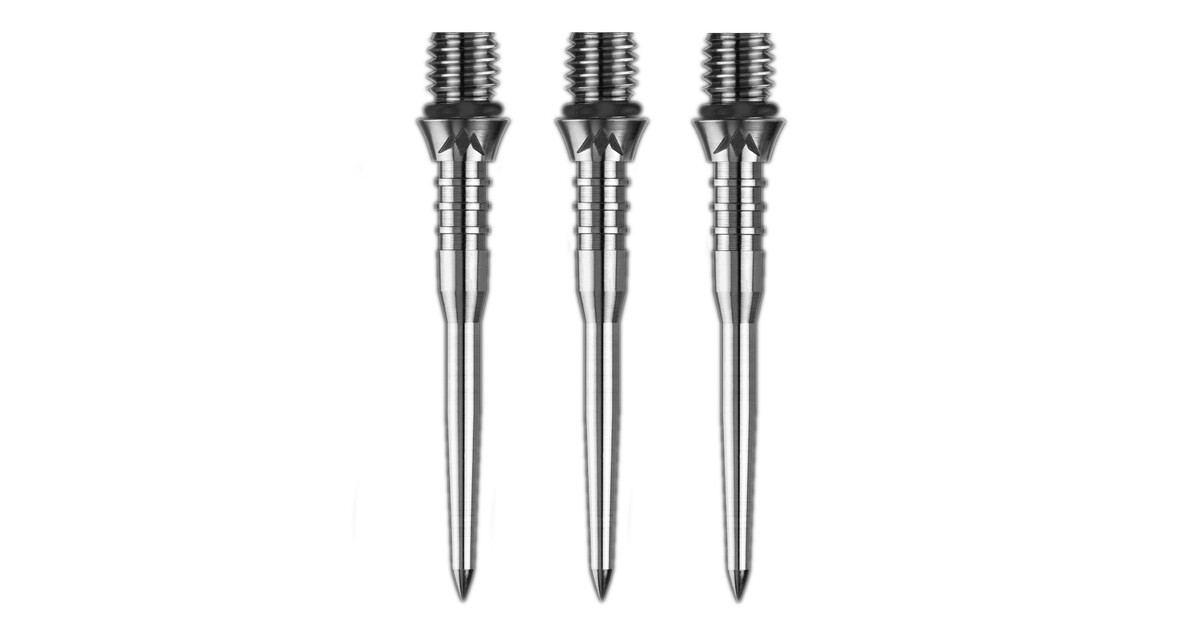 Dart Points Mission Titan Pro Ti Conversion Grooved Silver 26 mm – 3 ...