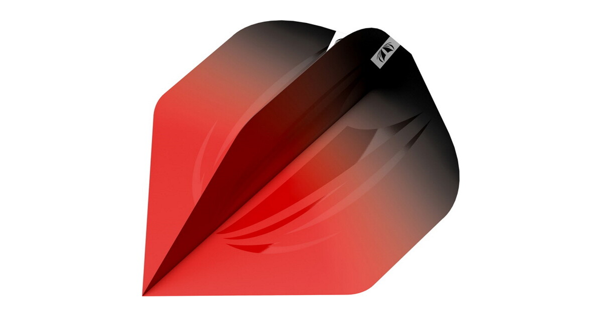 Dart Flights Target Vision Ultra Sera Red Black No2 – 3-Pack - inSPORTline