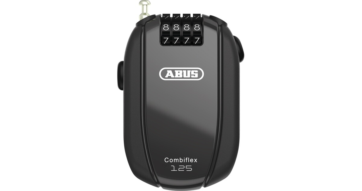 Retractable Cable Lock Abus Combiflex Trip 125 - inSPORTline