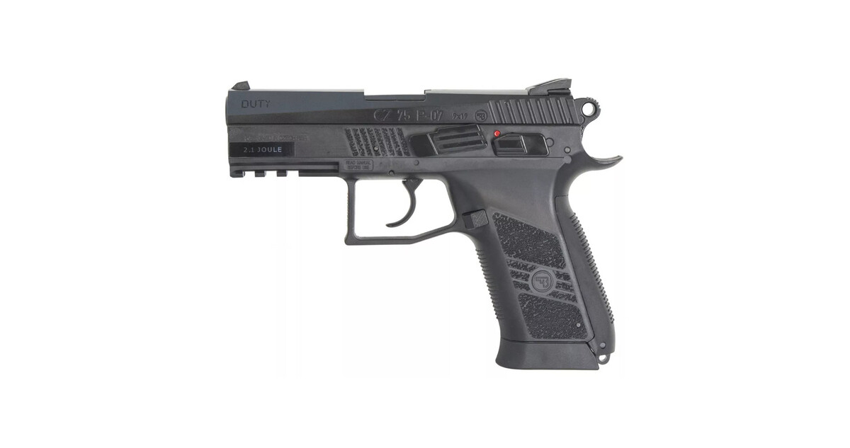 Air Pistol ASG CZ-75 P-07 Duty Blowback 4.5 mm - inSPORTline