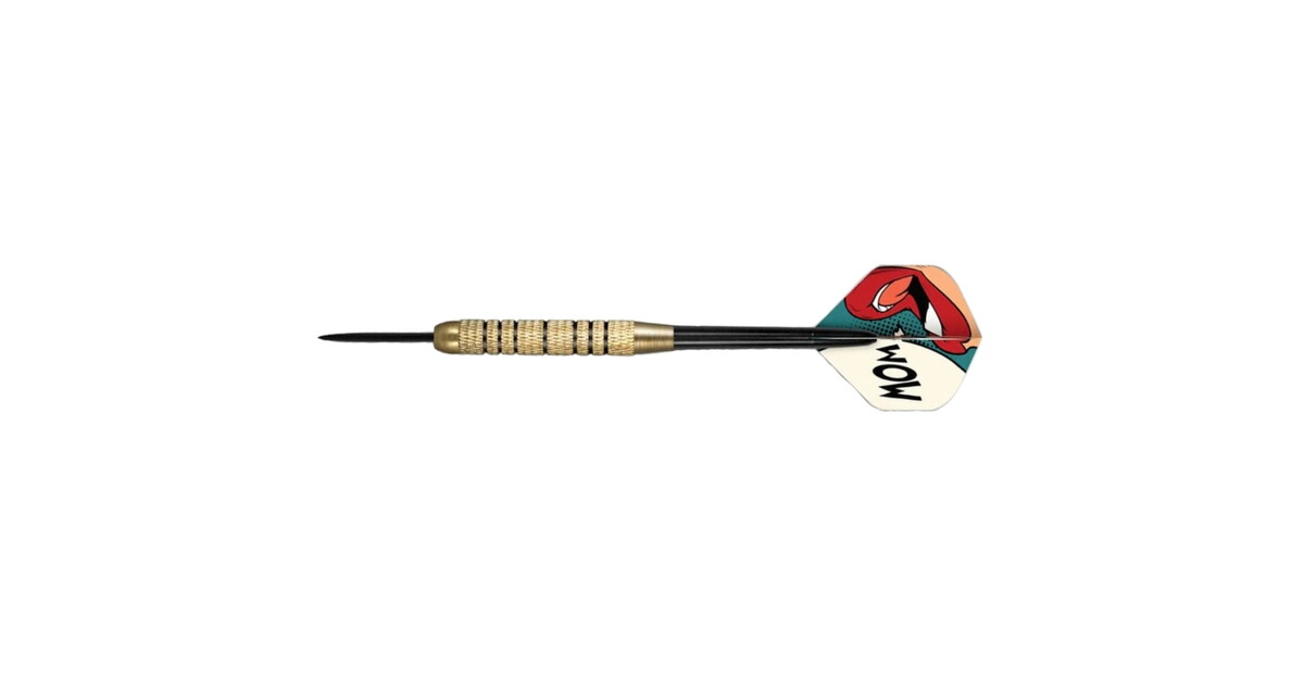 Darts Shot Solo Brass Plated Value Range 22 Steel – 3-Pack - inSPORTline