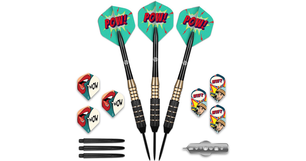 Darts Shot Value Range Gift Pack Steel – 3-Pack - inSPORTline