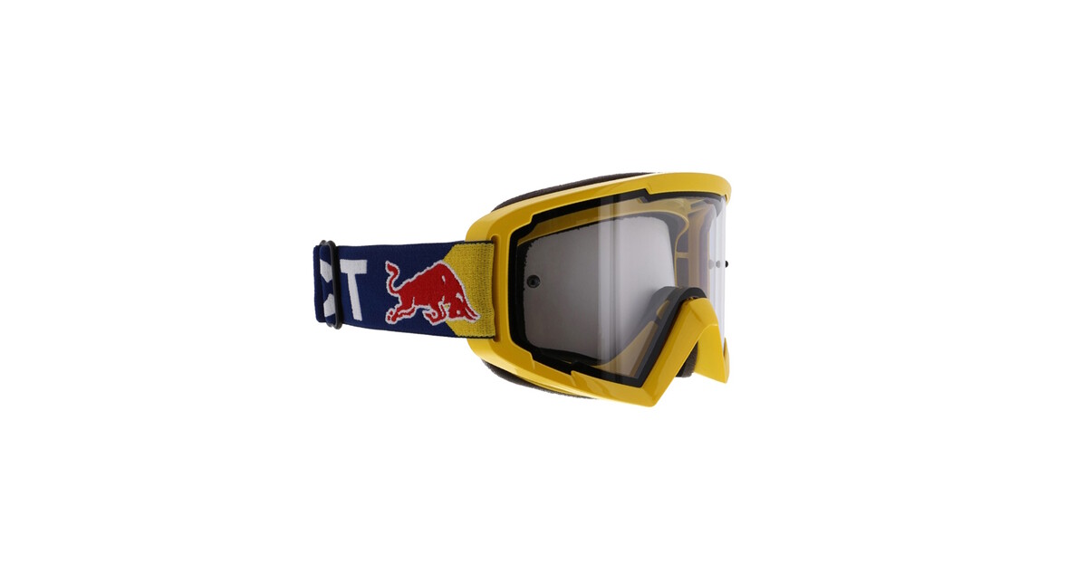 Motocross Goggles Red Bull Spect Whip, Yellow, Clear Lens - inSPORTline