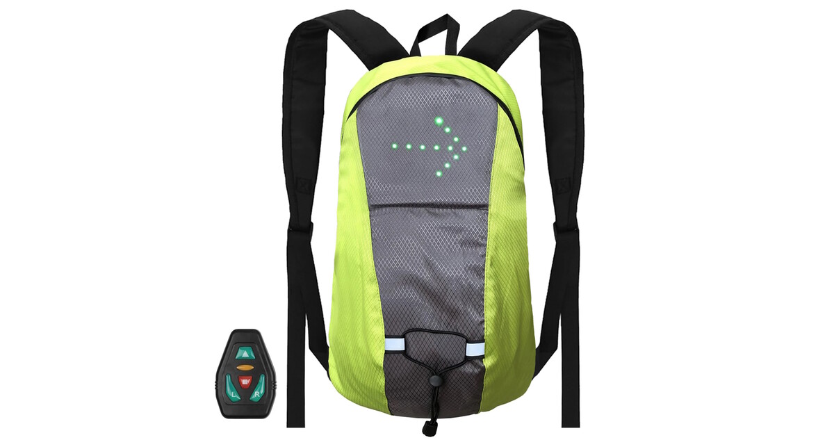 Cycling Backpack w/ Turn Signals W-TEC Danubos - inSPORTline