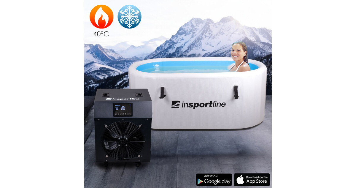 Cold Water Immersion Tub inSPORTline Laaches 135 x 80 x 65 cm w ...