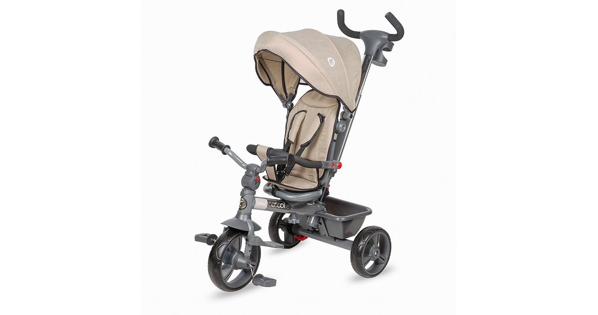 Three-Wheel Stroller w/ Tow Bar Coccolle Primo - Lunar Rock - inSPORTline