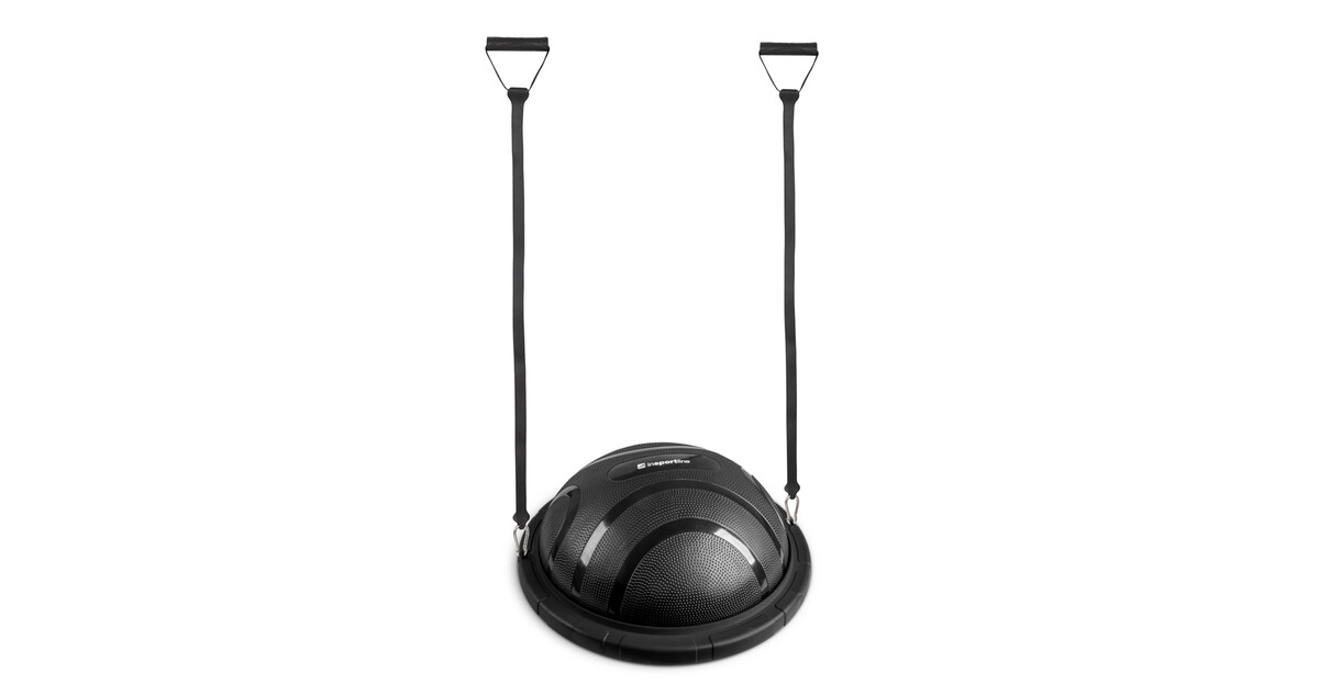 Balance Trainer inSPORTline Dome Edge w/ 100 cm/4.6 kg Resistance Bands ...