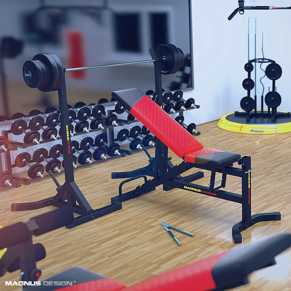 Slanted Training Bench MAGNUS EXTREME MX2041 - inSPORTline