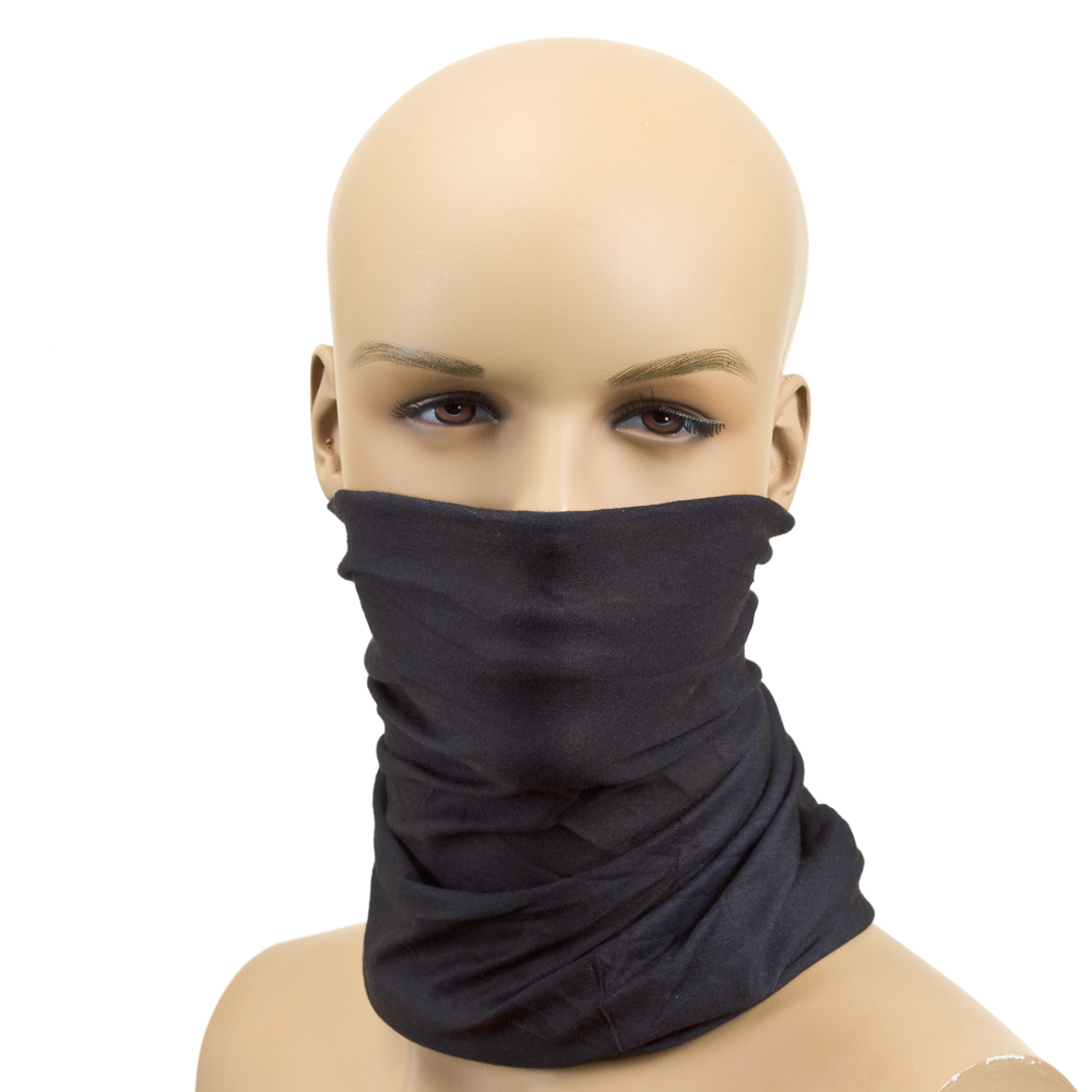 Universal multifunctional scarf ROLEFF Black - inSPORTline