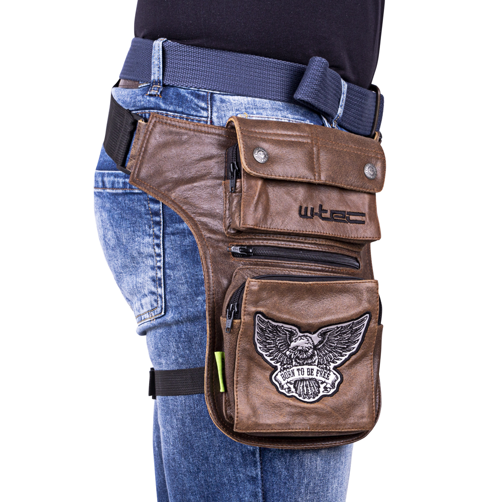 Motorcycle Thigh Bag W-TEC Antique Cracker - inSPORTline
