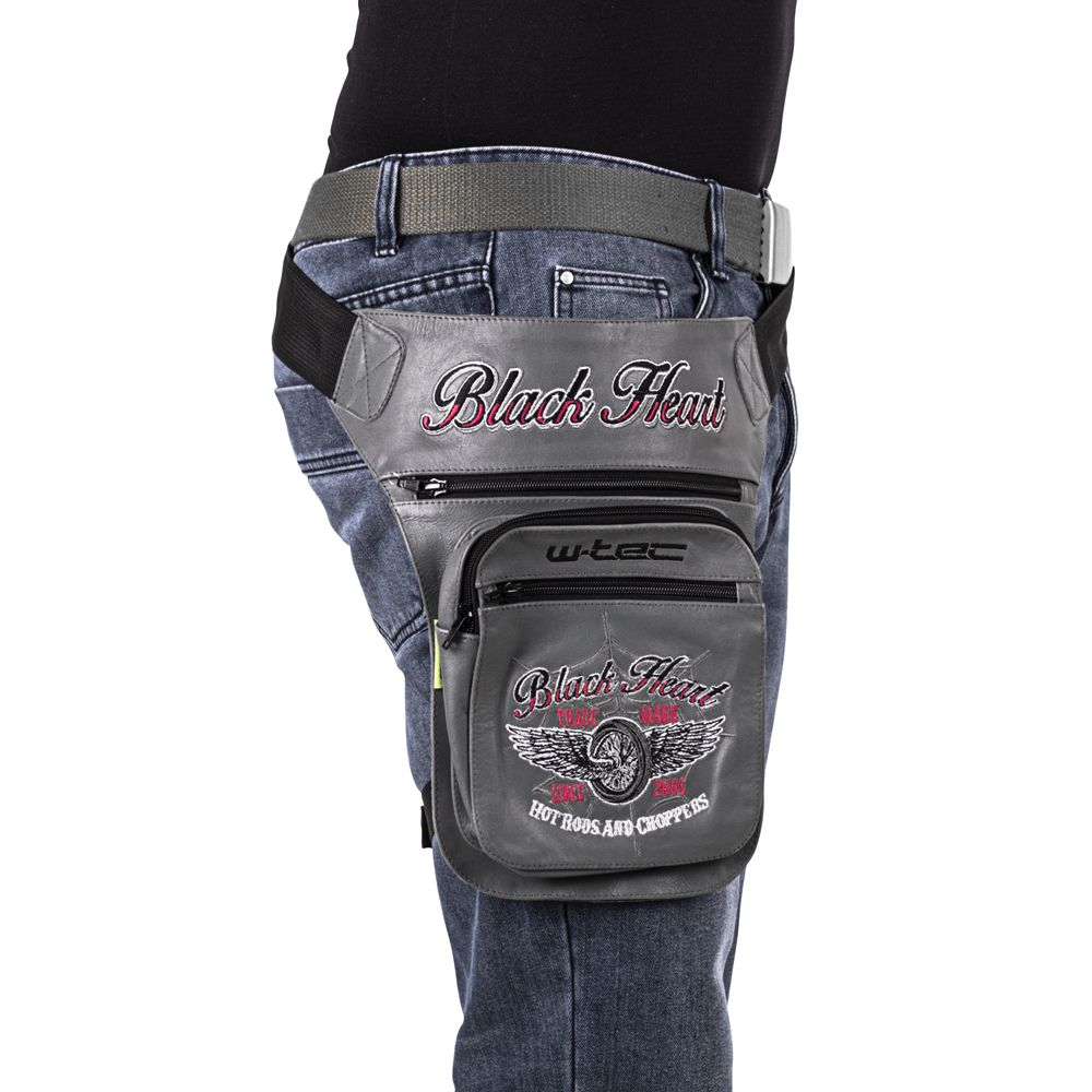 Motorcycle Thigh Bag W-TEC Black Heart Relicto - inSPORTline