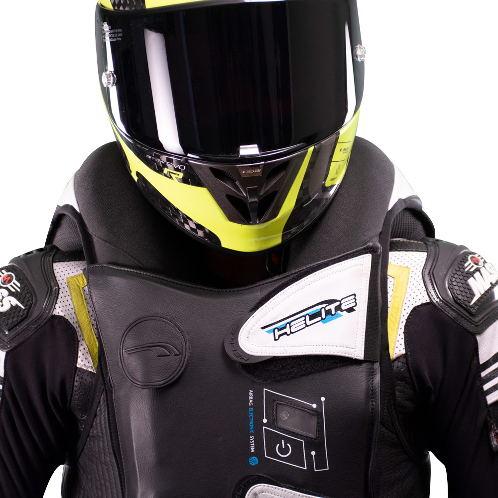 Professional Airbag Vest Helite e-GP Air - Black-White - inSPORTline