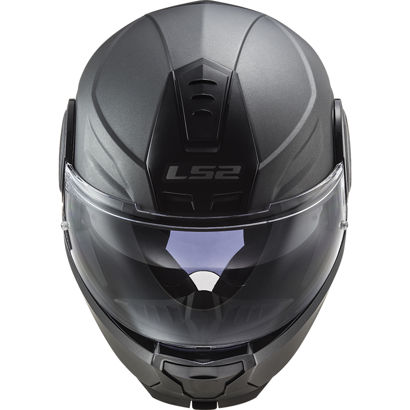 Flip-Up Motorcycle Helmet LS2 FF902 Scope Solid Matt Titanium - inSPORTline