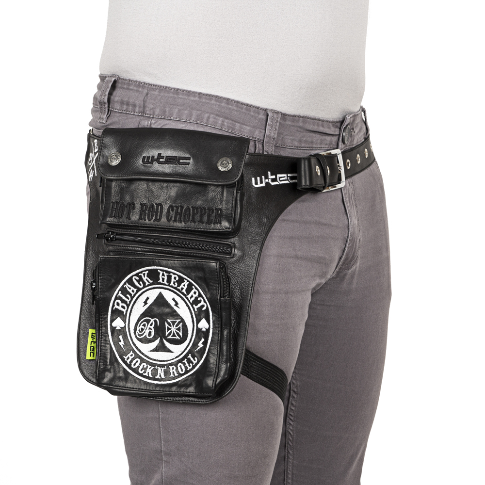 Motorcycle Thigh Bag W-TEC Black Heart Skipestro - inSPORTline