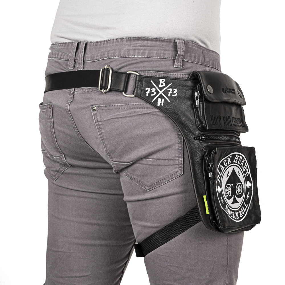 Motorcycle Thigh Bag W-TEC Black Heart Skipestro - inSPORTline