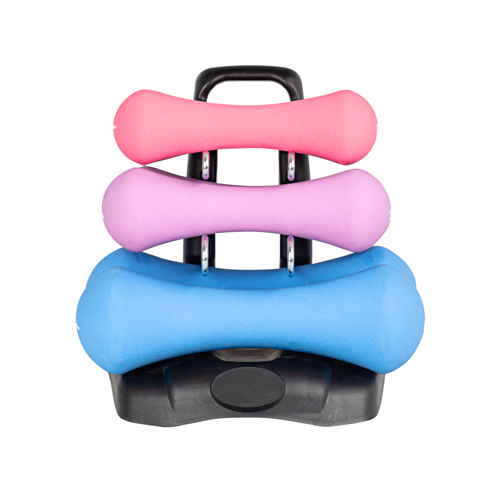 Neoprene Dumbbell Set w/ Rack inSPORTline Prene - inSPORTline