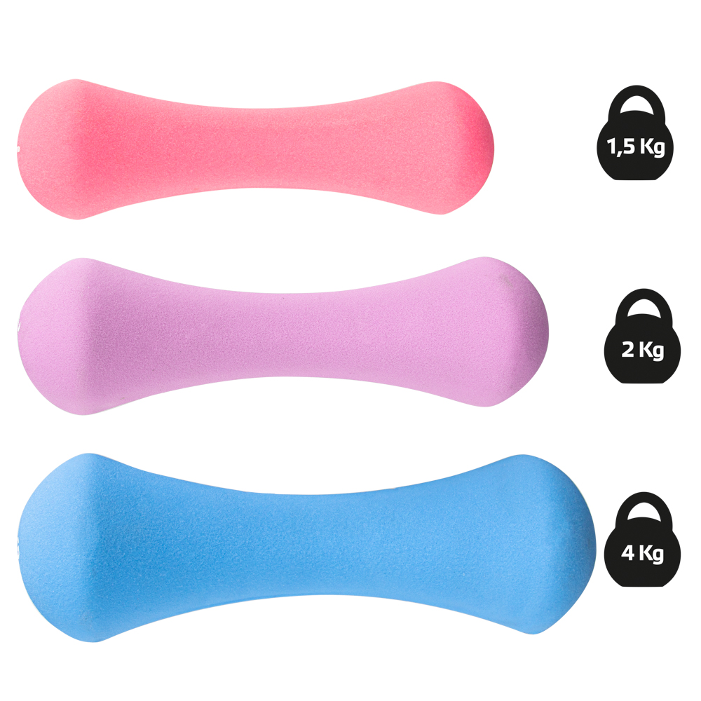 Neoprene Dumbbell Set w/ Rack inSPORTline Prene - inSPORTline