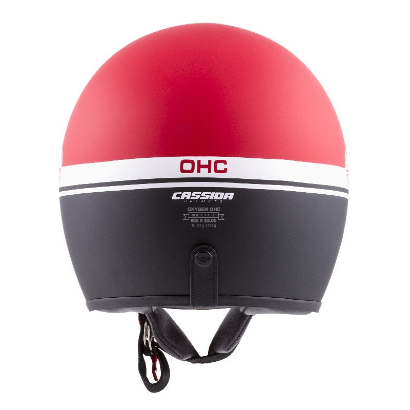 Motorcycle Helmet Cassida Oxygen Jawa OHC 2023 Red Matte/ Black/White ...