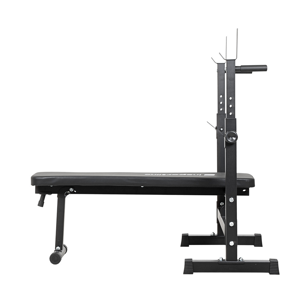 Plate-Loaded Dumbbell Set w/ Bench inSPORTline CEM 180 + 40 cm/30 mm 75 ...