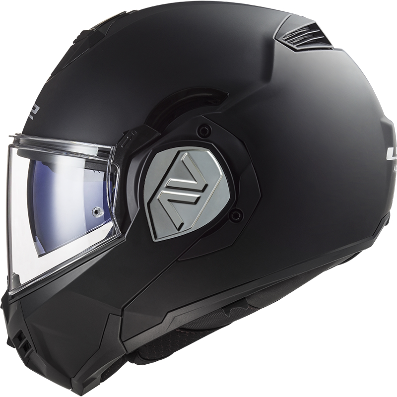 Flip-Up Motorcycle Helmet LS2 FF906 Advant Solid Matte Black P/J ...