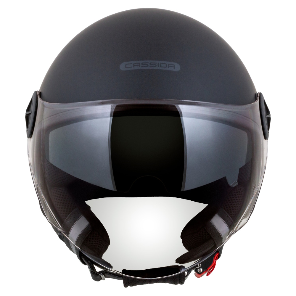 Motorcycle Helmet Cassida Handy Plus Matte Black/Gray - inSPORTline