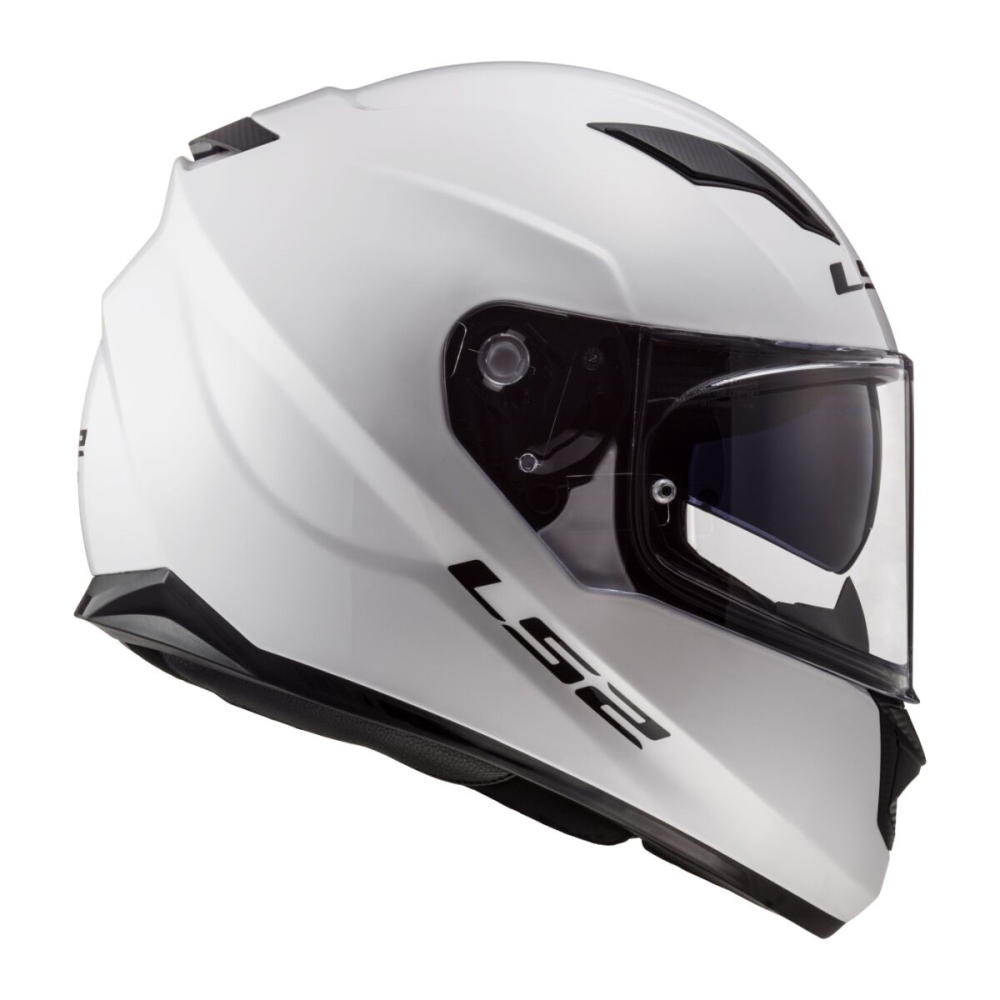 Motorcycle Helmet LS2 FF320 Stream Evo Glossy White - inSPORTline